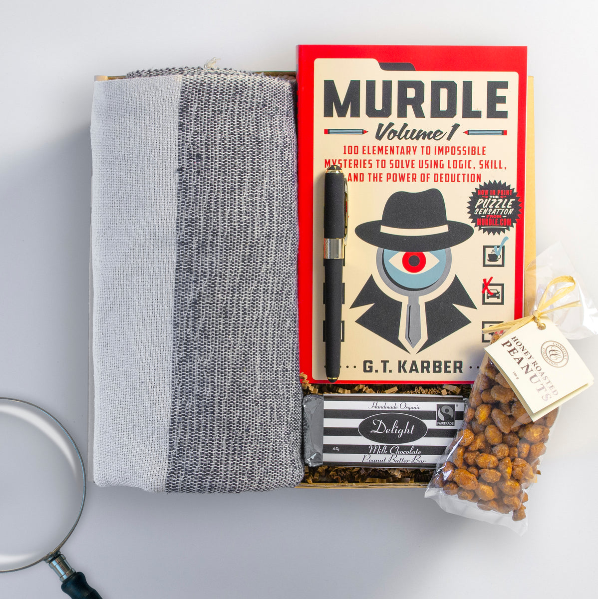 The Cozy Conundrum Gift Box – Book + Bow